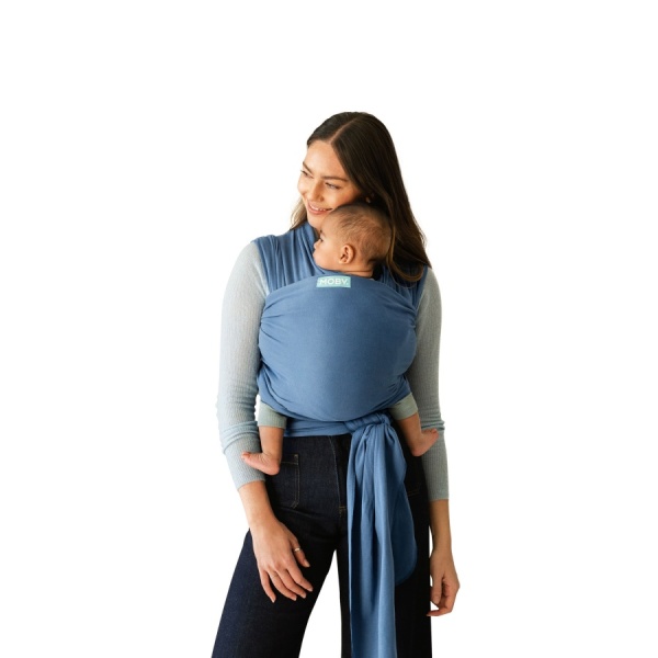 Moby Wrap | Classic Ocean Blue | The Nappy Gurus