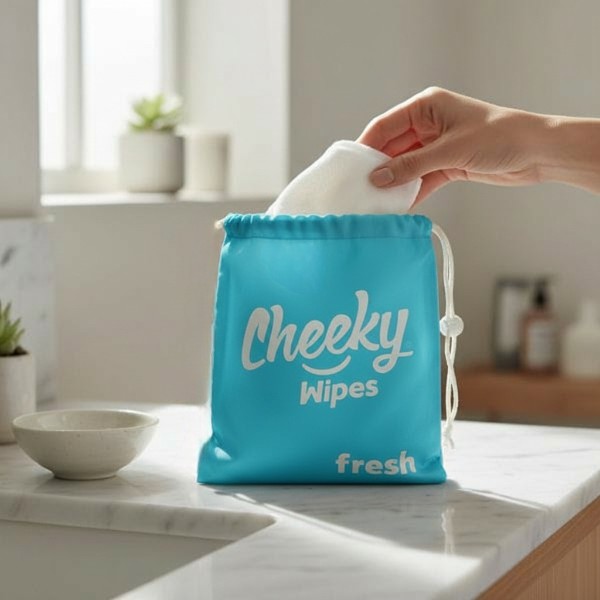 Cheeky Premium Reusable Wet Wipes Kit | The Nappy Gurus