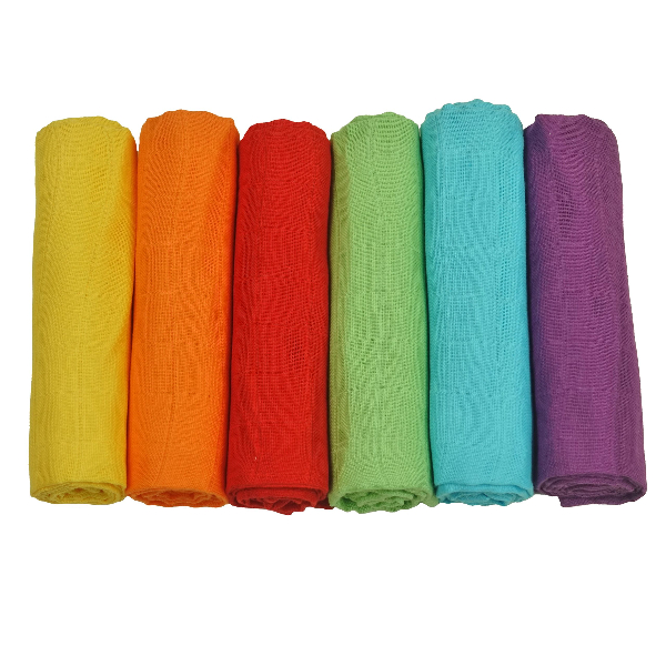 Muslinz Bright Coloured Muslin Cloths | 6 Pack | The Nappy Gurus