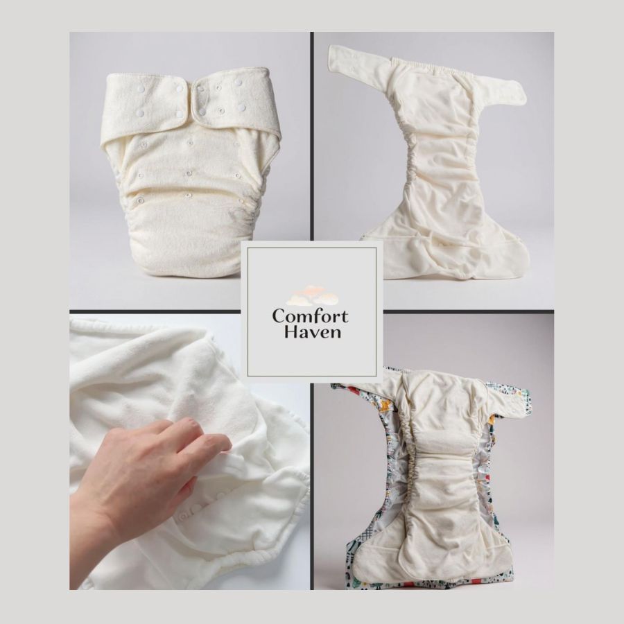 Comfort Haven Premium Bamboo Fitted Adult Nappy | The Nappy Gurus