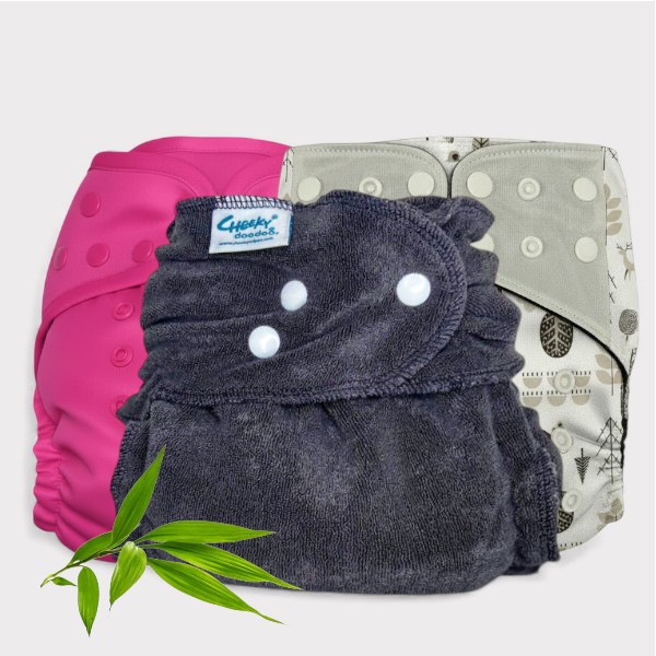 Cheeky Day & Night Nappy Trial Bundle | The Nappy Gurus