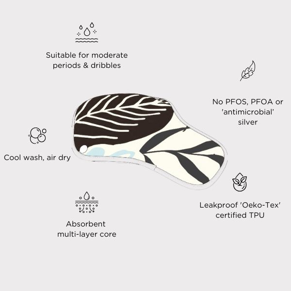 Reusable Cotton Night Pads | Heavy Flow | The Nappy Gurus