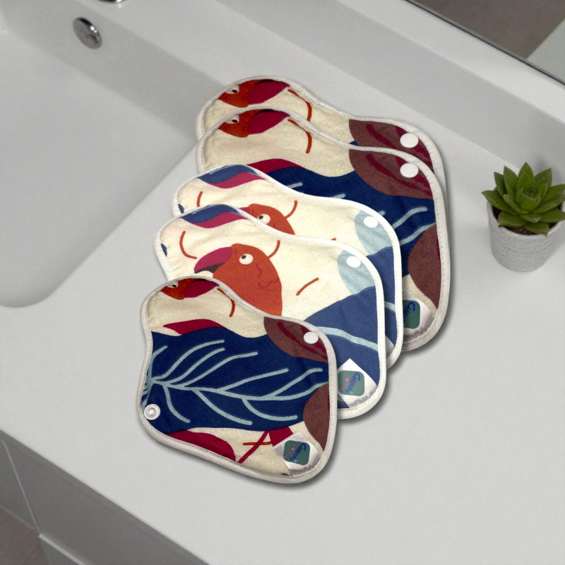 Reusable Cotton Night Pads | Heavy Flow | The Nappy Gurus