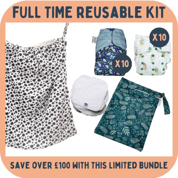 Full Time Reusable Nappy Kit | The Nappy Gurus