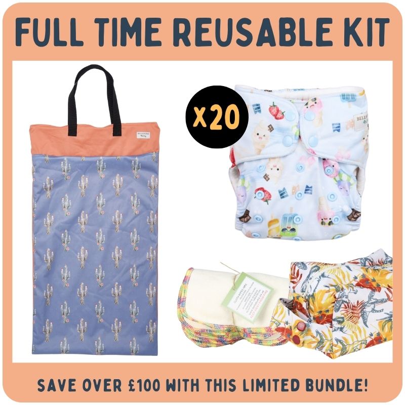 Full Time Reusable Nappy Kit | The Nappy Gurus