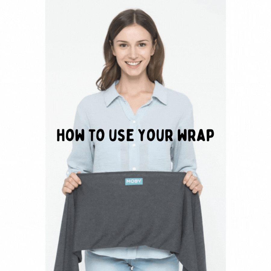 Moby Wrap | Classic Ocean Blue | The Nappy Gurus