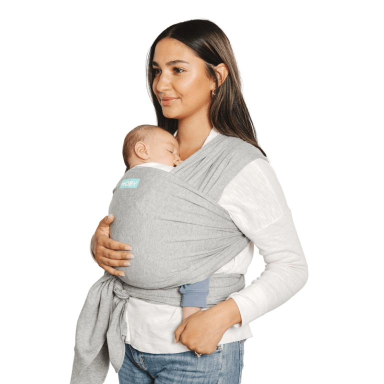 Grey Moby Wrap | 100% Cotton Fabric | The Nappy Gurus