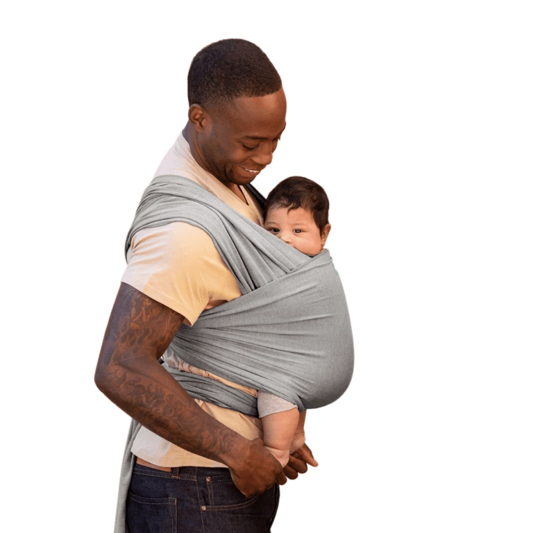 Grey Moby Wrap | 100% Cotton Fabric | The Nappy Gurus