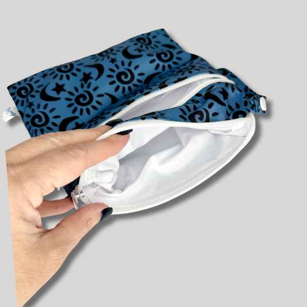 Small Double Zip Wet Bag | The Nappy Gurus